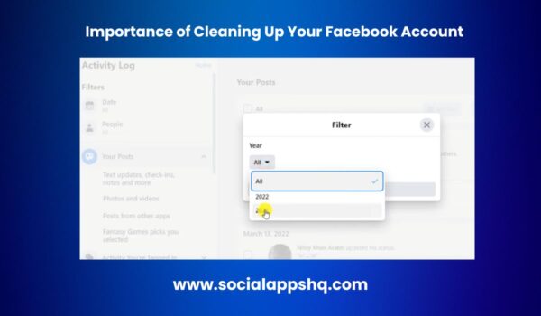 How To Clean Up Your Facebook Account - SocialAppsHQ