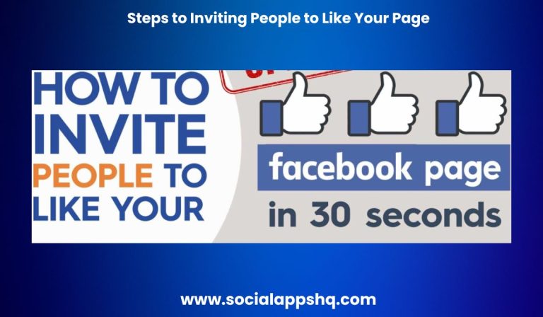 How To Invite Friends To Like Facebook Page - SocialAppsHQ