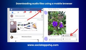 How to Download Audio From Facebook Messenger - SocialAppsHq