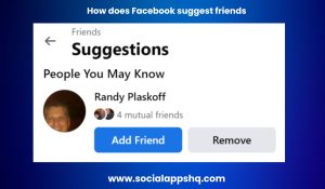 Does Facebook Suggest Friends Who Look at Your Profile?