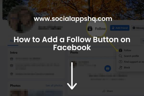 How to Add a Follow Button on Facebook [2025] - SocialAppsHQ