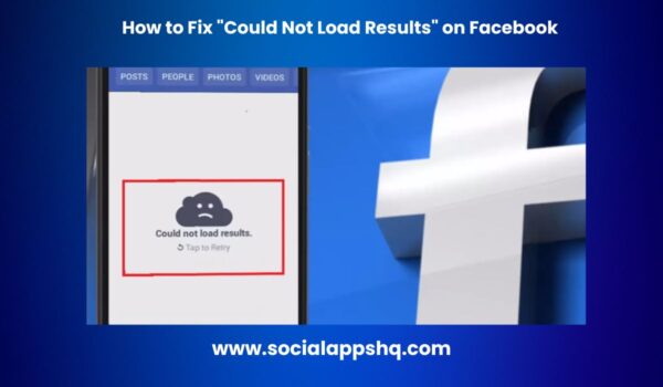 How to Fix "Could Not Load Results" on Facebook [2025]
