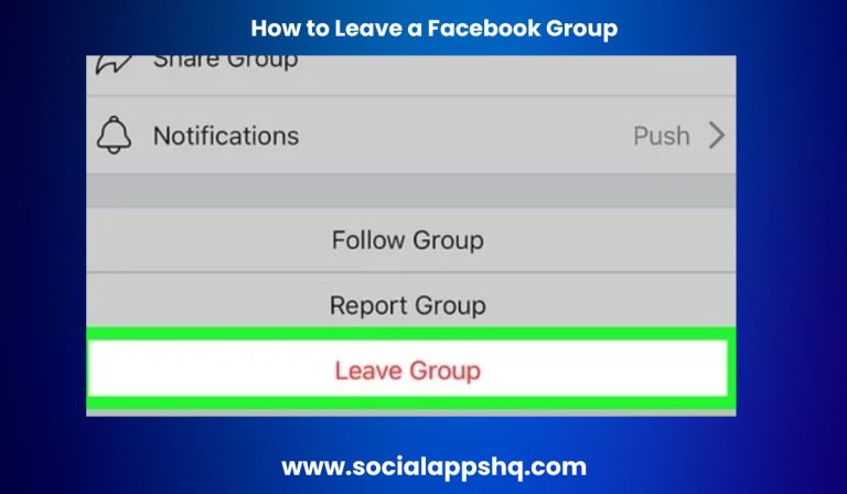 How to Leave a Facebook Group [2025] - SocialAppsHQ