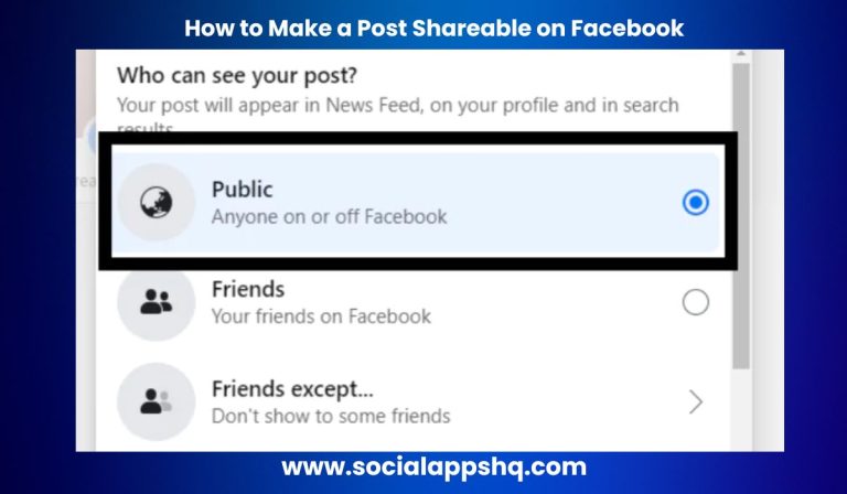How to Make a Post Shareable on Facebook - SocialAppsHQ