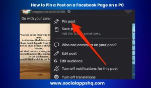 How to Pin a Post on Facebook [2025] - SocialAppsHQ
