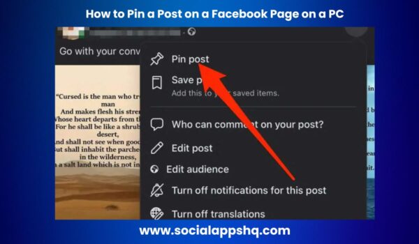 How to Pin a Post on Facebook [2025] - SocialAppsHQ