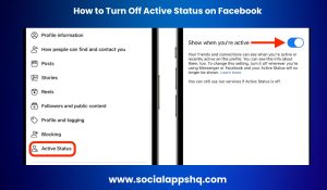 How to Turn Off Active Status on Facebook - SocialAppsHQ