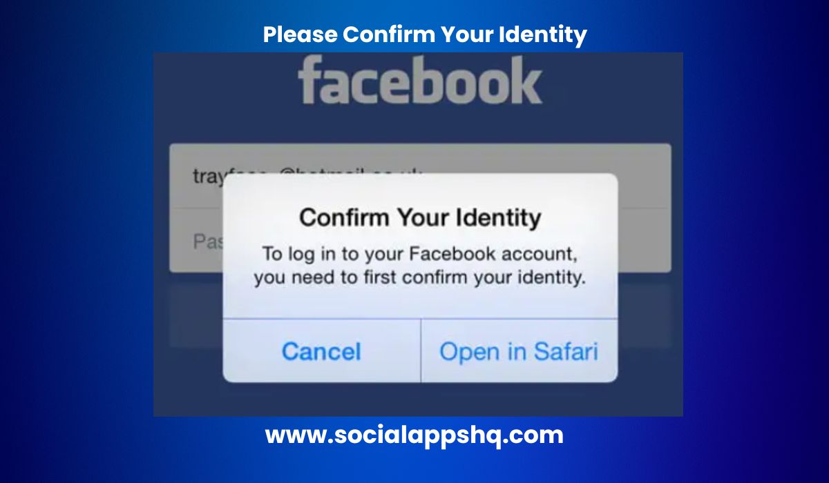 How to Fix “Please Confirm Your Identity” on Facebook - SocialAppsHQ