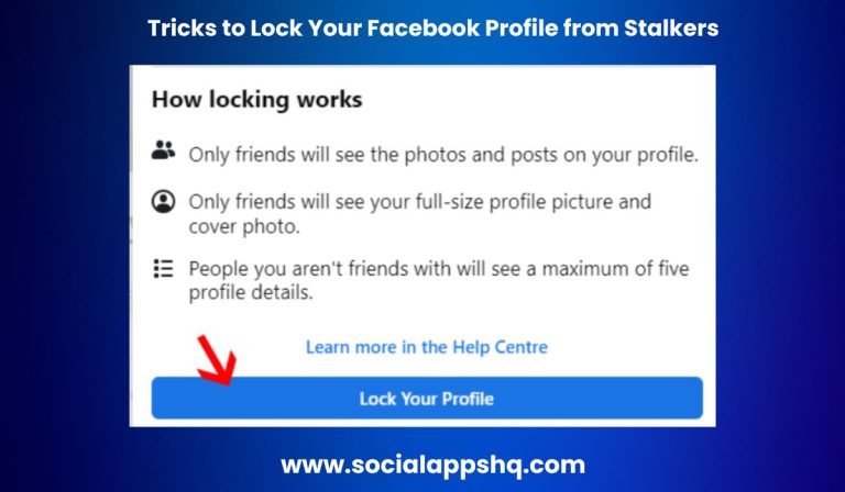 How to Fix Facebook Lock Profile Not Working or Showing