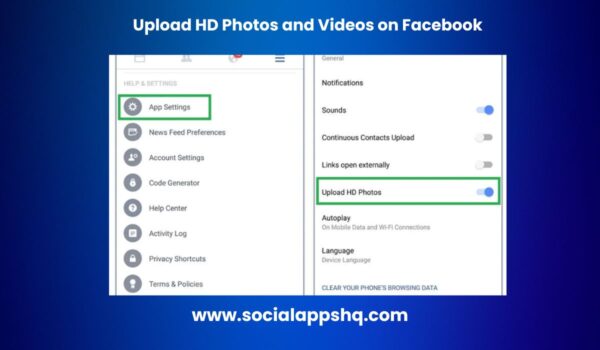 How to Upload HD Videos and Photos on Facebook Mobile - SocialAppsHQ