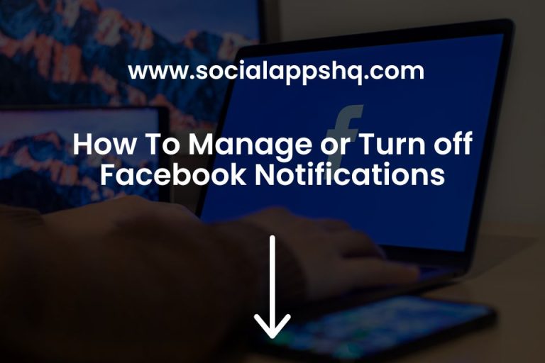 How To Manage or Turn off Facebook Notifications [2025]