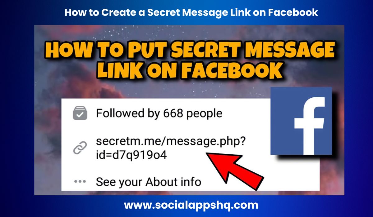 How to Put a Secret Message Link on Your Facebook Profile