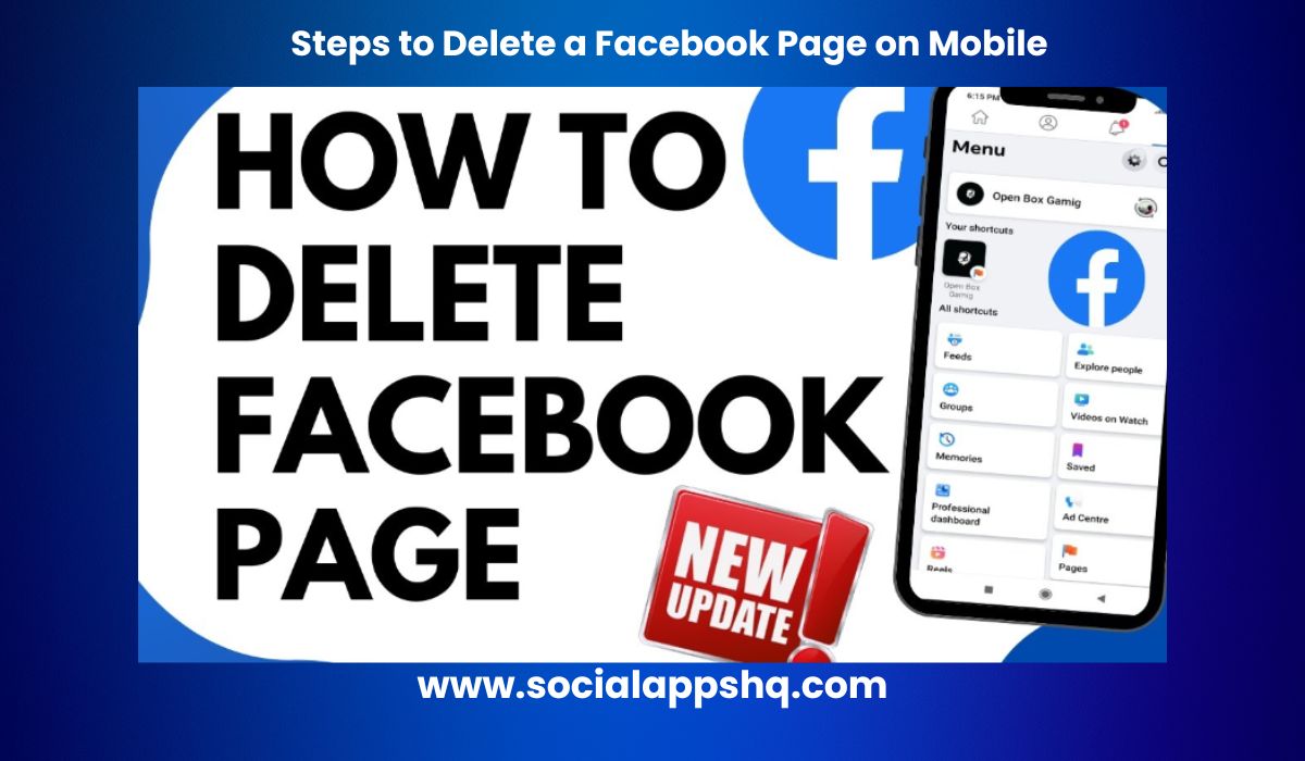 How to Delete Facebook Page [2025] - SocialAppsHQ