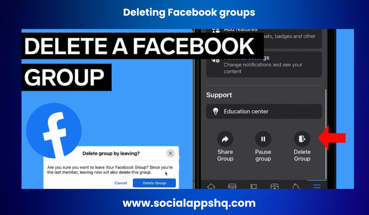 How to Delete a Facebook group on Desktop or Mobile [2025]