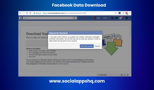 How to Download Your Entire Facebook History - SocialAppsHQ