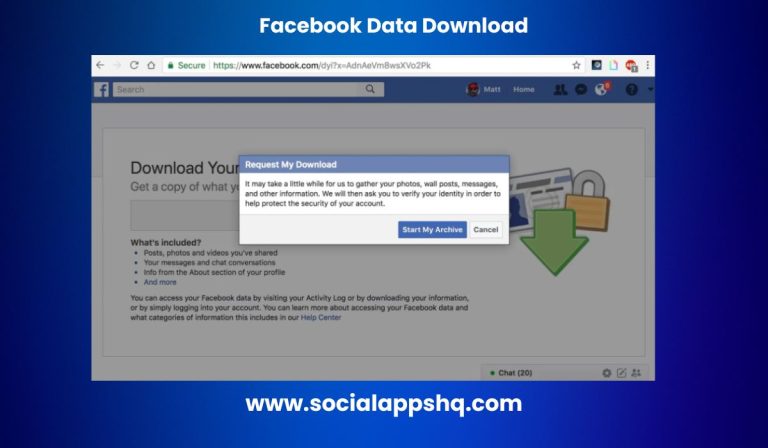 How to Download Your Entire Facebook History - SocialAppsHQ