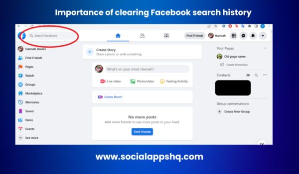 How to Clear Your Facebook Search History - SocialAppsHQ