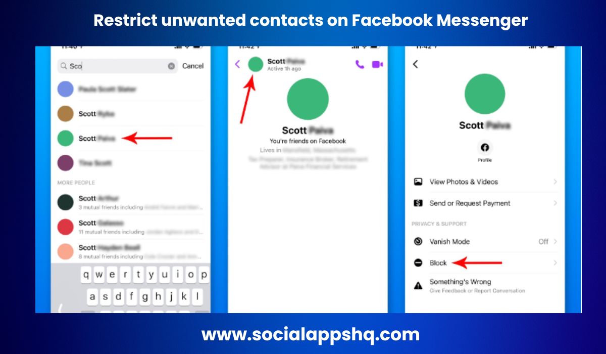 How to Control Your Privacy on Facebook Messenger - SocialAppsHQ