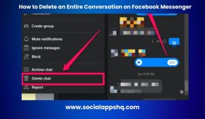 How to Delete Messages on Facebook Messenger - SocialAppsHQ
