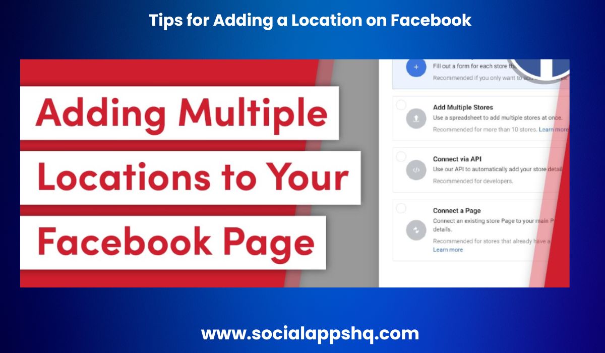 How to Add a Location to Facebook - SocialAppsHQ