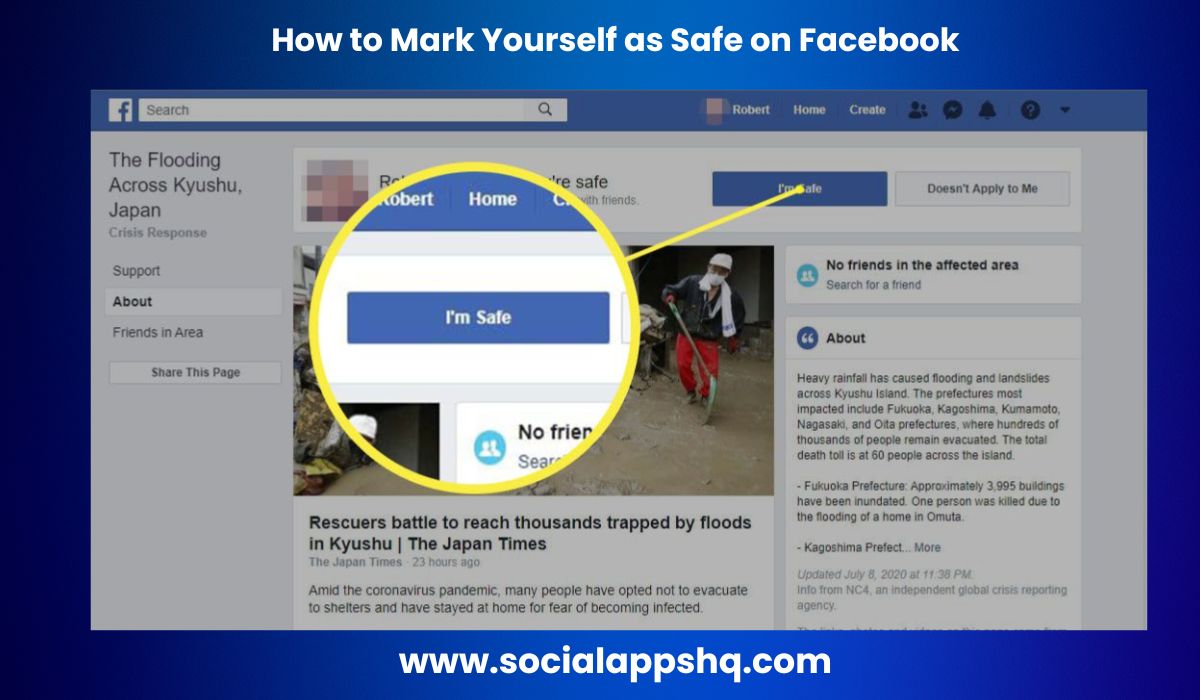 How to Mark Yourself as Safe on Facebook - SocialAppsHQ