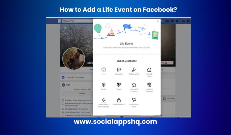 How to Add a Life Event on Facebook and Edit Events