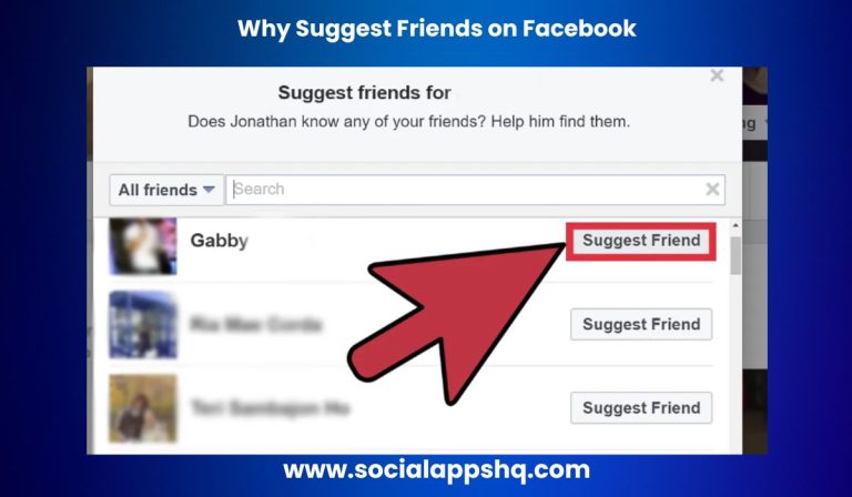 How to Suggest Friends On Facebook - SocialAppsHQ