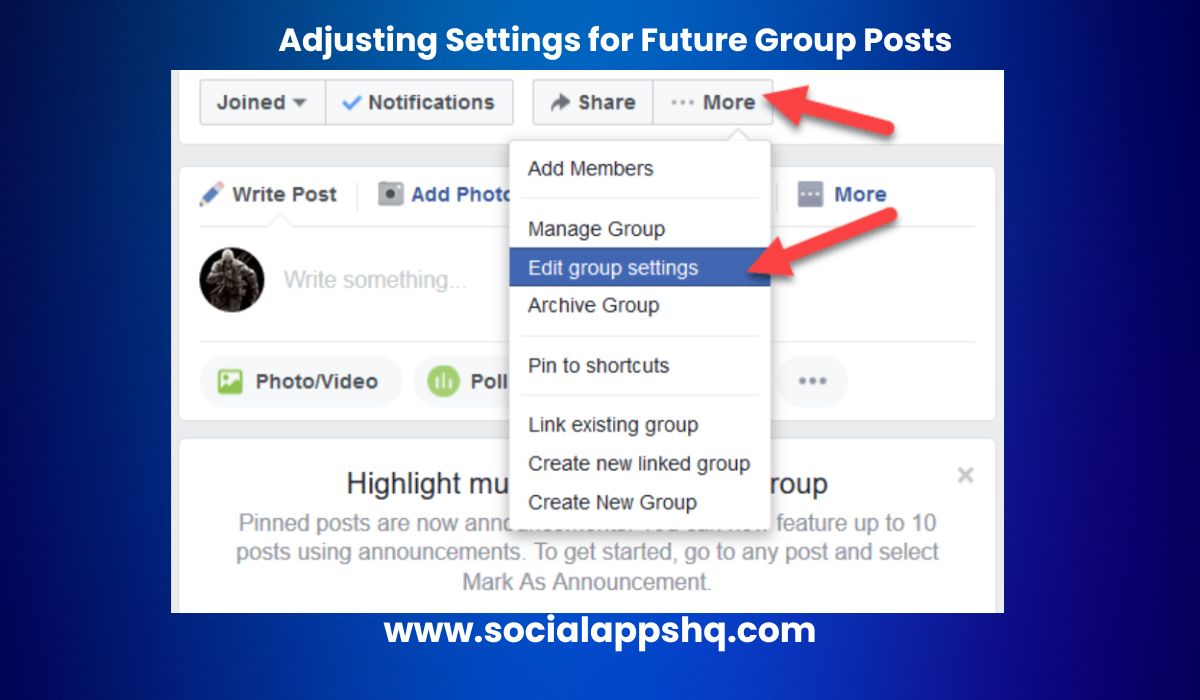 How To Hide Group Posts From Friends On Facebook - SocialAppsHQ