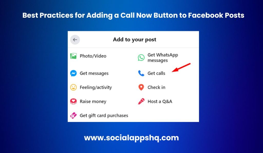 How To Add A Call Now Button To Facebook Posts