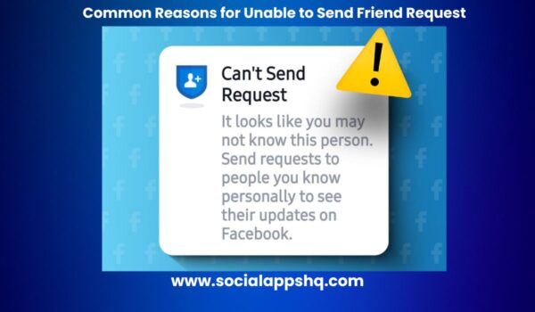 How to fix "can't send a friend request on Facebook?"