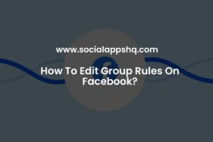 How To Edit Group Rules On Facebook?