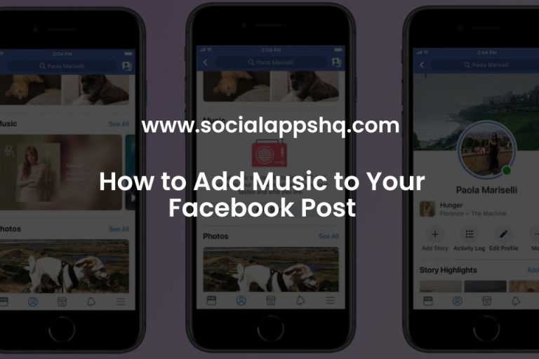 How to Add Music to Your Facebook Post - SocialAppsHQ