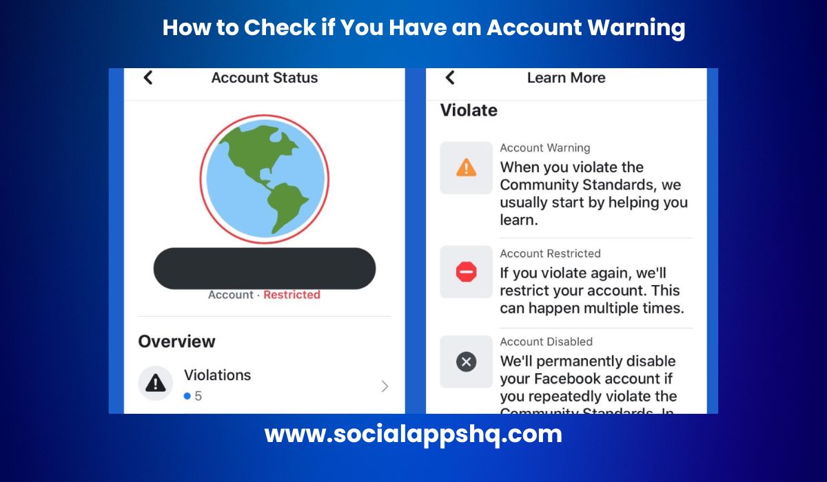How to Remove Account Warning on Facebook