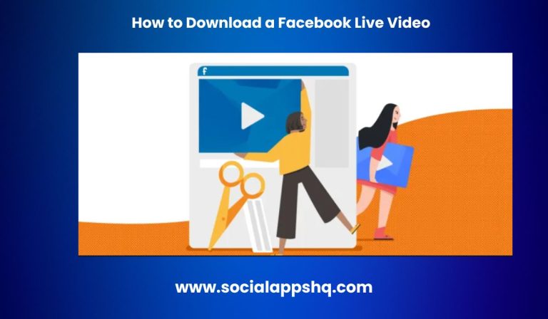 How to Download a Facebook Live Video