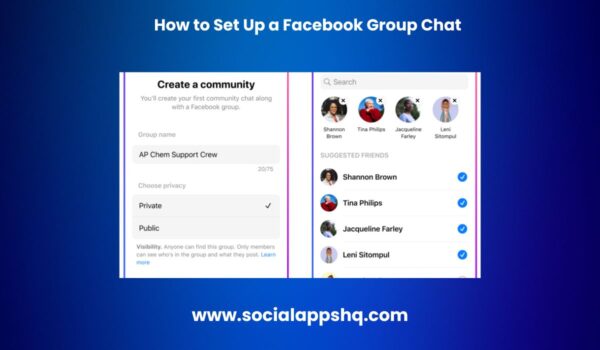 How To Set Up & Use A Facebook Group Chat