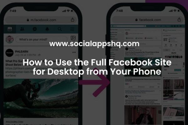 How to Use the Full Facebook Site for Desktop from Your Phone ...