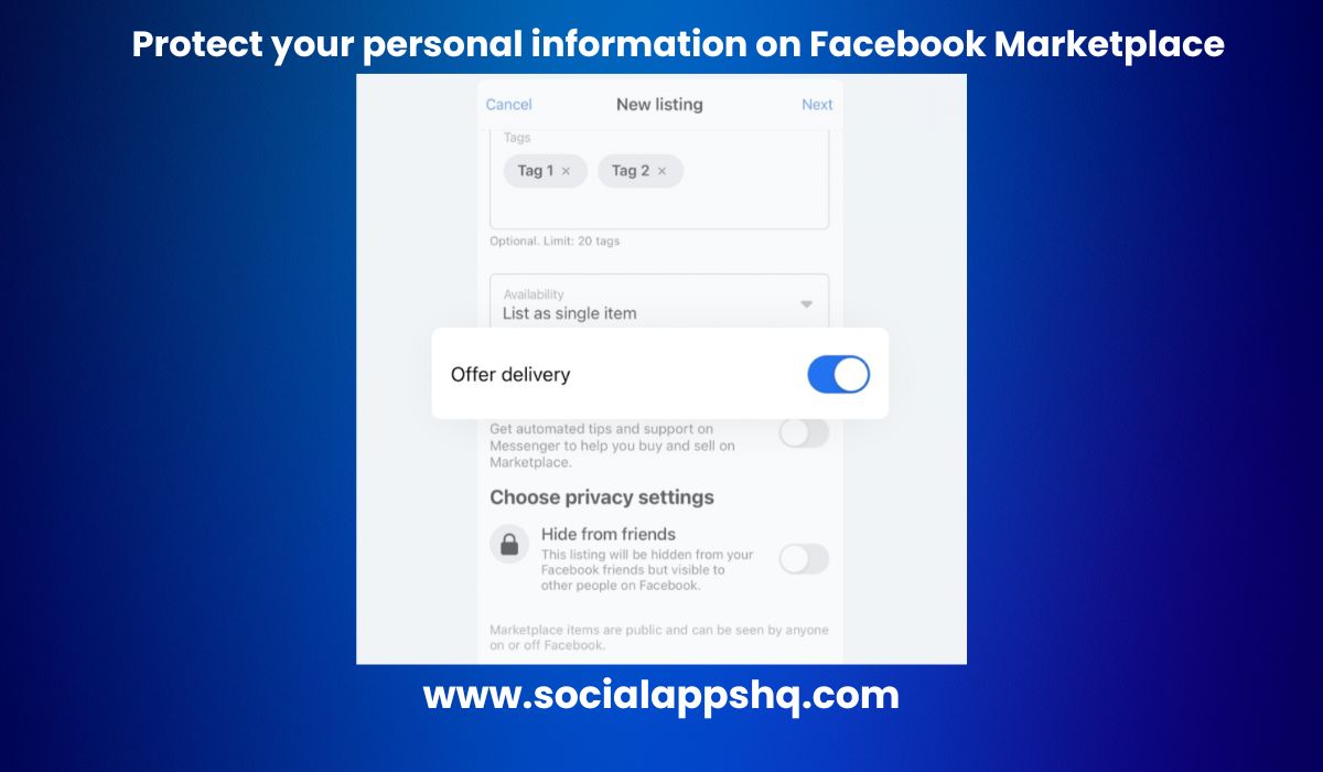 How to Stay Safe When Using Facebook Marketplace - SocialAppsHQ