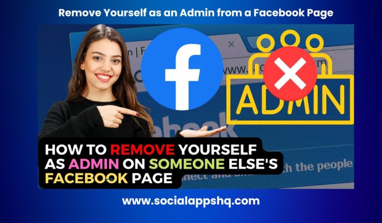 How To Remove Myself From a Facebook Page - SocialAppsHQ
