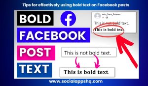 How To Bold Text On Facebook Posts - SocialAppsHQ