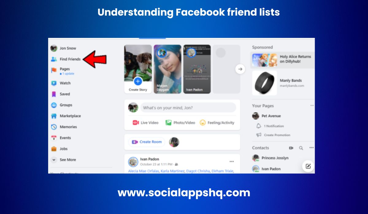 How to See Friends List on Facebook if Hidden - SocialAppsHQ