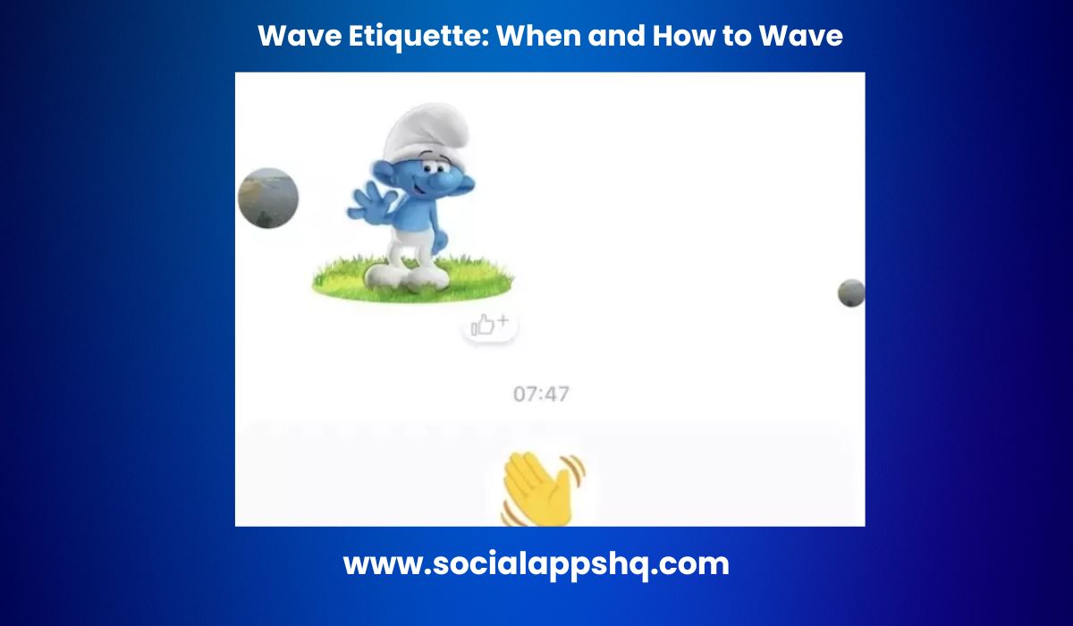 How do you wave on Facebook Messenger?