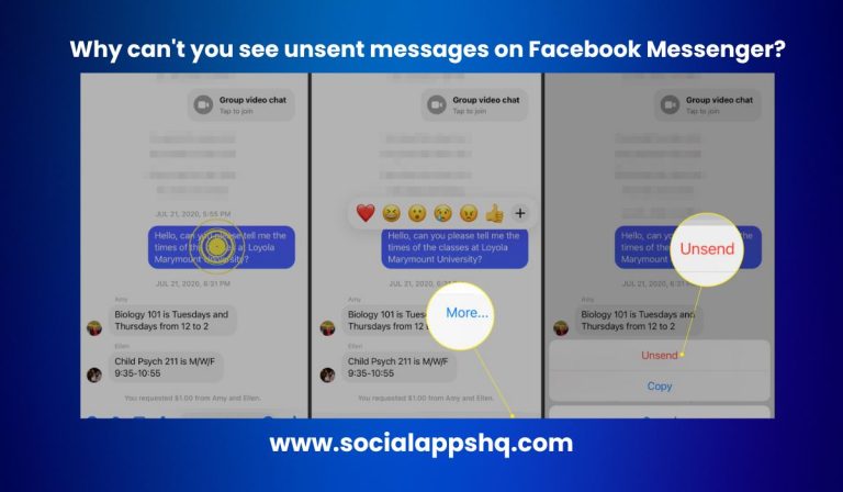 How To See Unsent Messages On Facebook Messenger - SocialAppsHQ