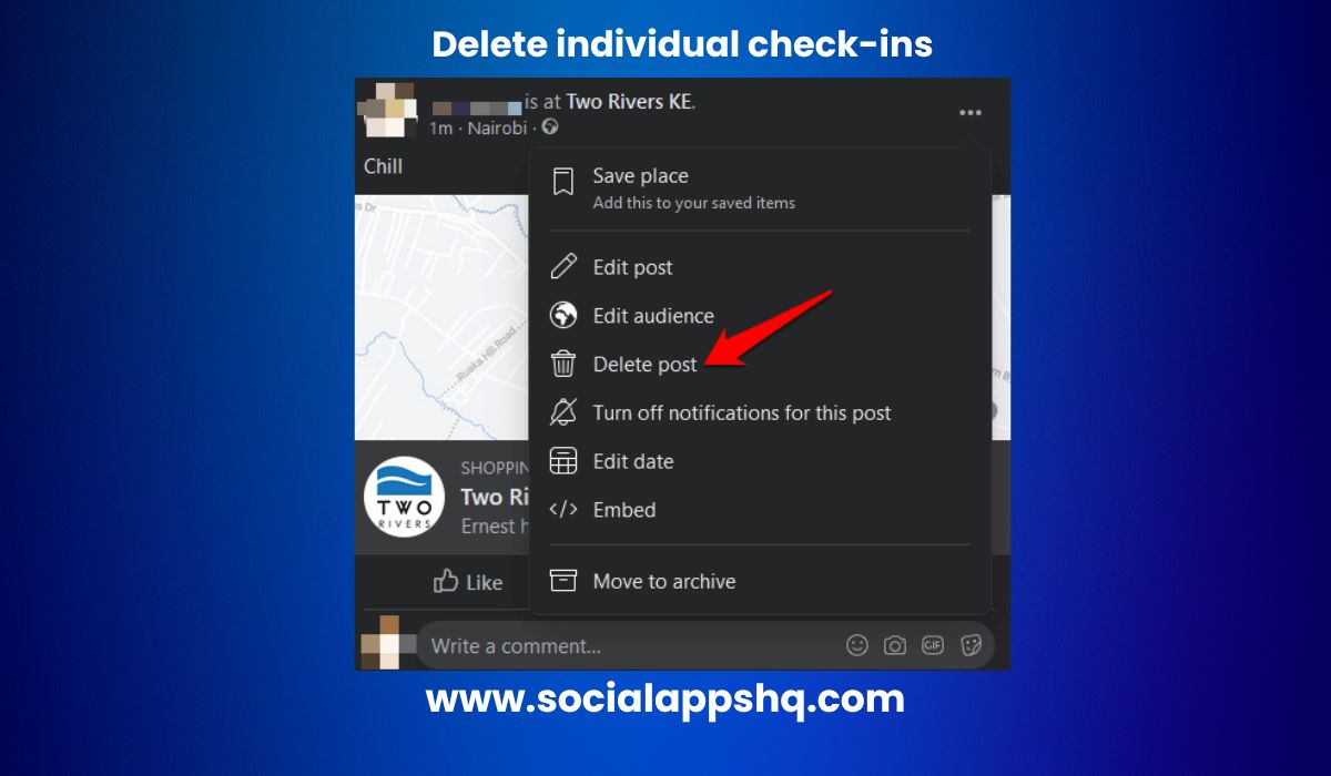 How to Delete Check-Ins on Facebook