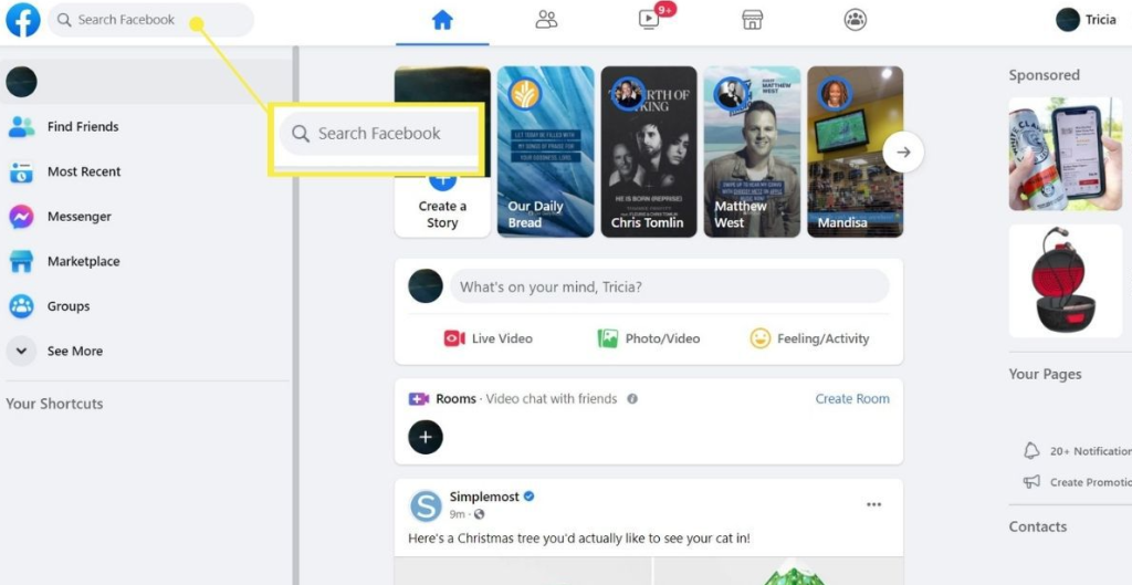 How to Find My Facebook Account by my Name