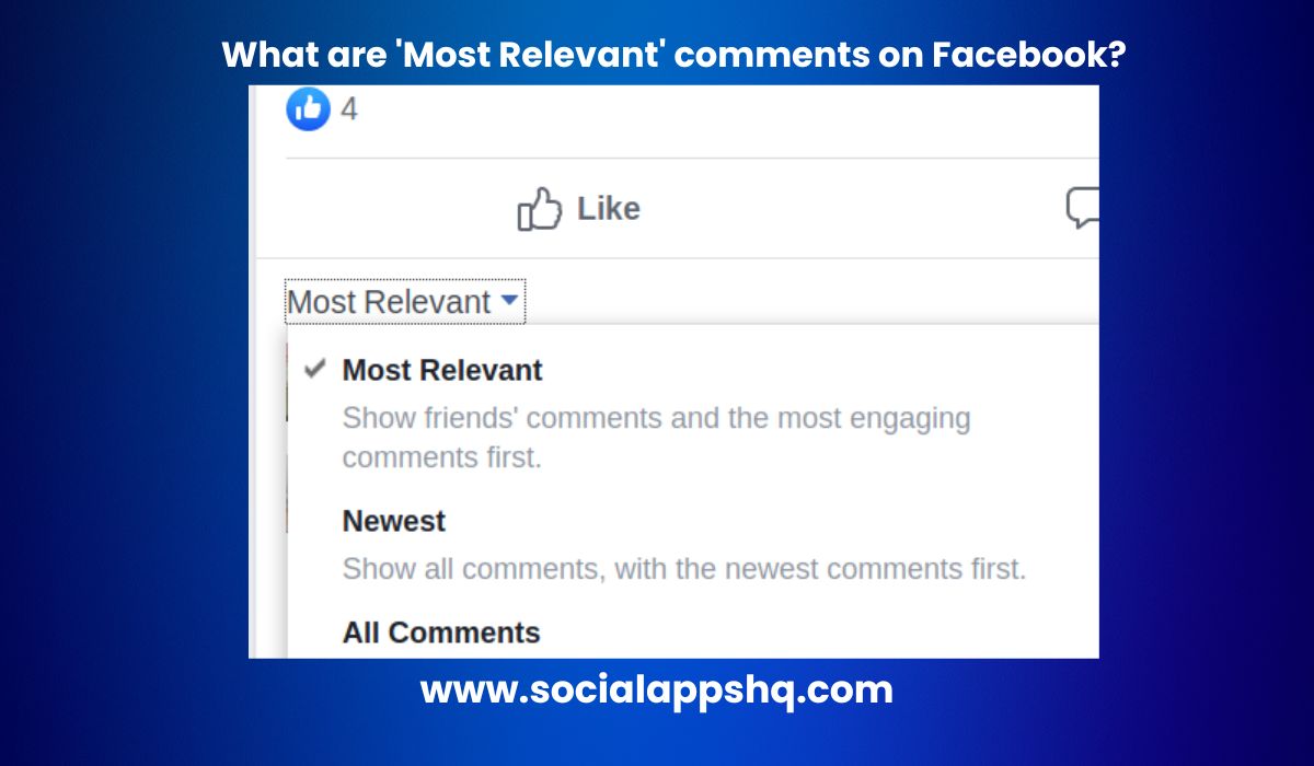 How to Turn Off Most Relevant Comments on Facebook