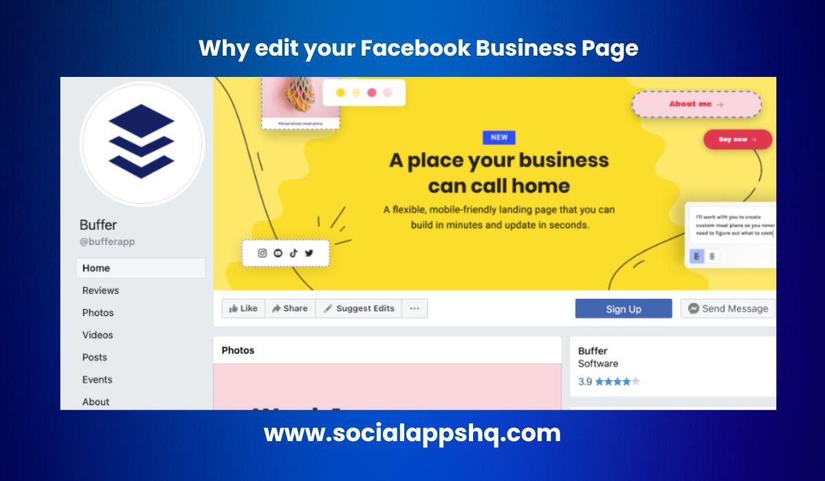 How to Edit a Facebook Business Page?