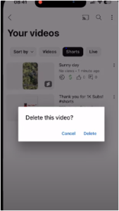How to Delete YouTube Shorts - SocialAppsHQ