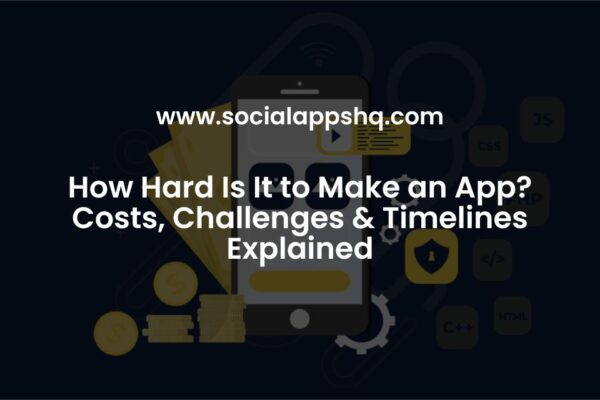 How Hard Is It to Make an App? Costs, Challenges & Timelines Explained ...