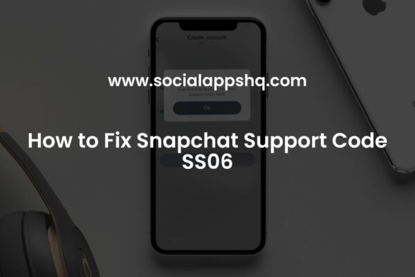 How to Fix Snapchat Support Code SS06 - SocialAppsHQ