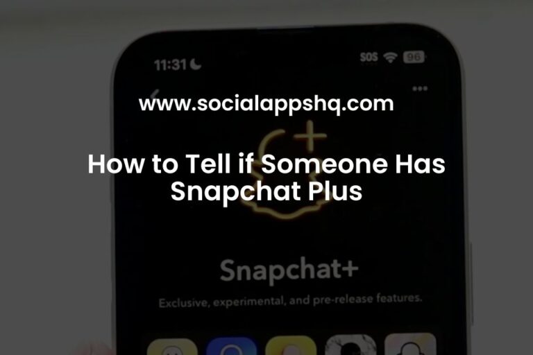 How to Tell if Someone Has Snapchat Plus - SocialAppsHQ